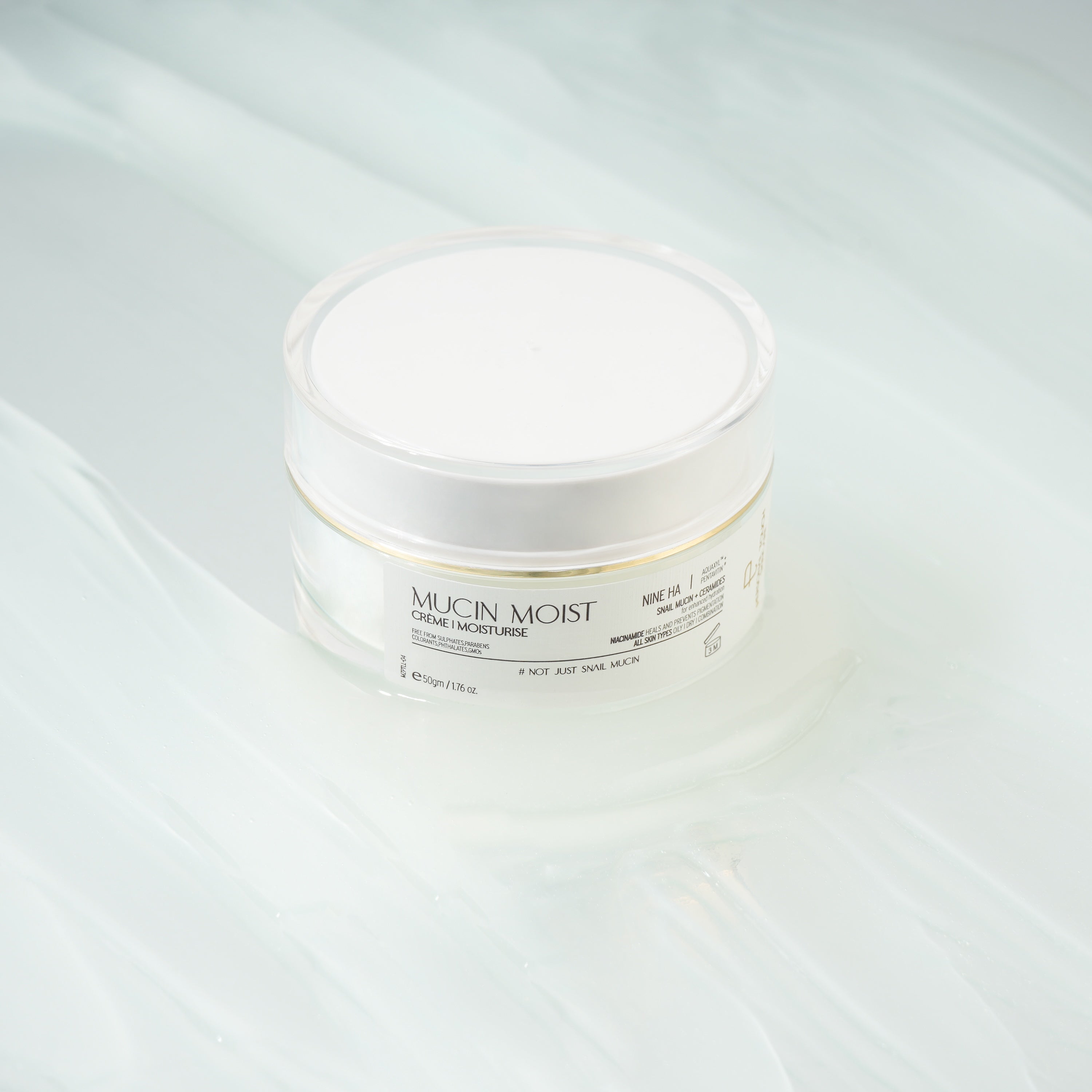 Mucin Creme - All in 1 Snail Mucin Creme Gel | 9 Types of Hyaluronic A ...